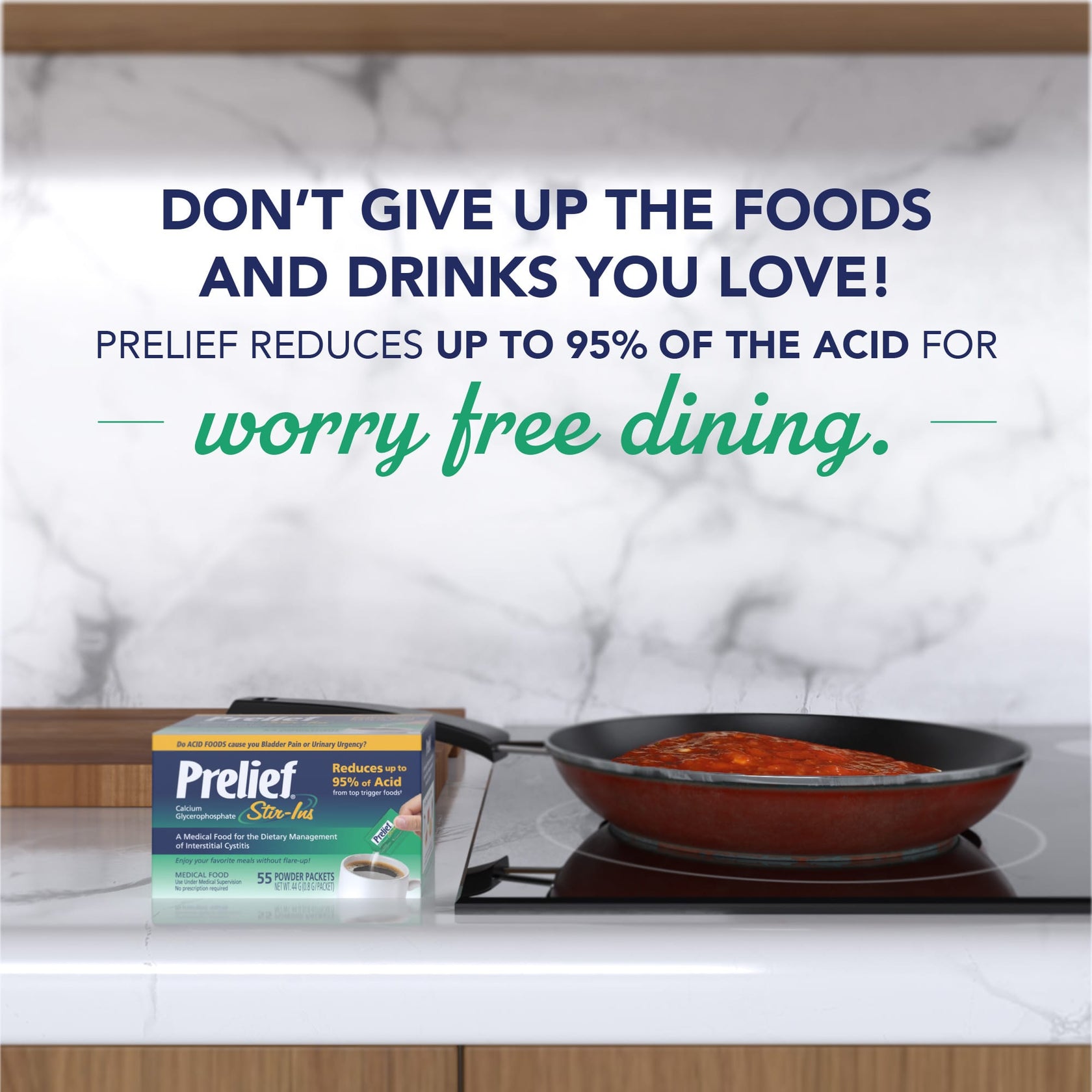 Prelief Acid Reducer Powder Packets